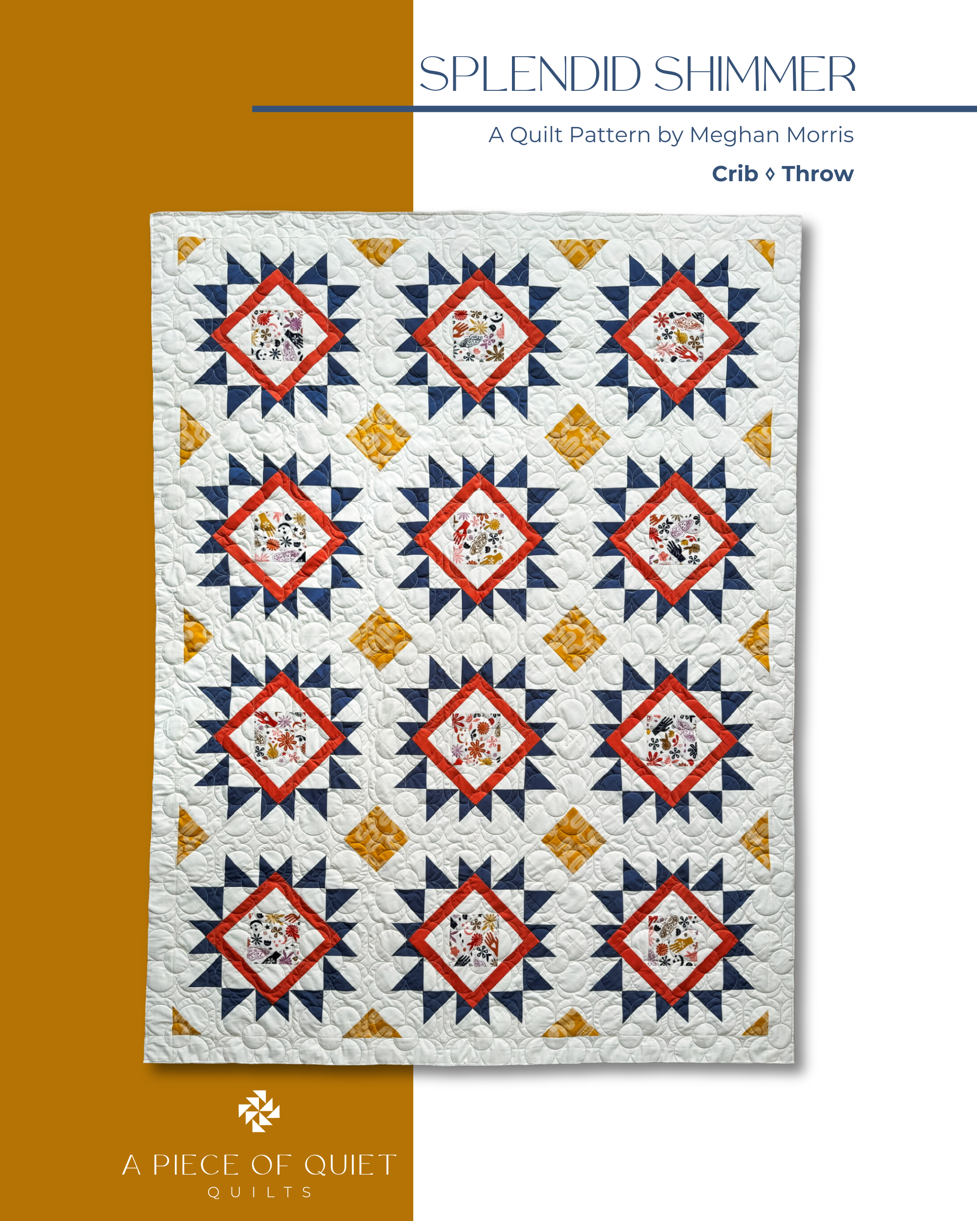Splendid Shimmer Quilt Pattern (PDF) – A Piece of Quiet Quilts